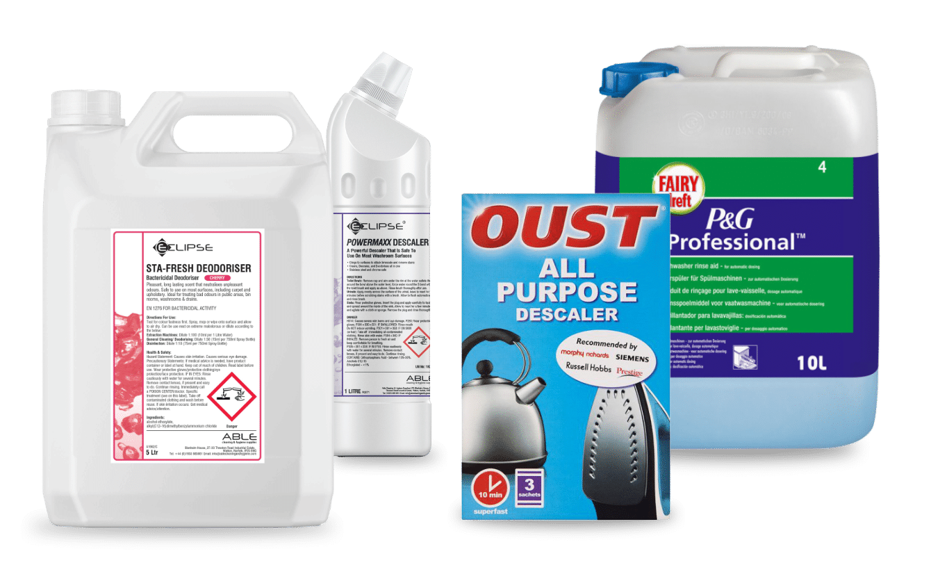Cleaning & Hygiene Supplies for Care Homes | Able